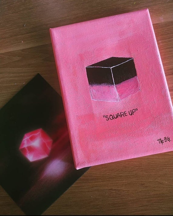 Square Up Blackpink mini canvas | Etsy