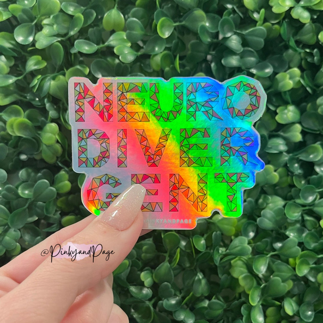 Stickers, Labels & Tags Clings Rainbow ADHD Brain Vinyl Sticker etna.com.pe