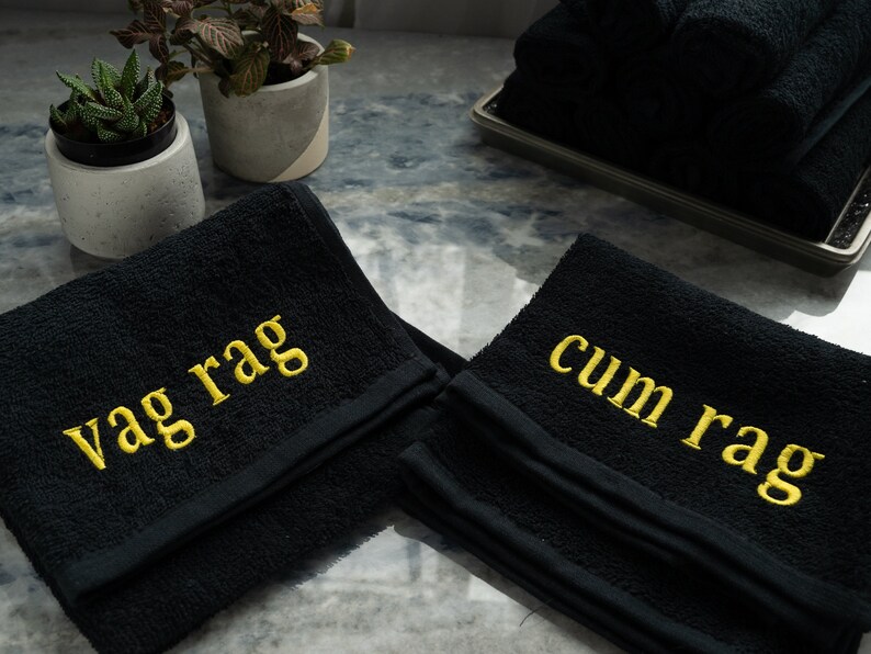 Personalized Cum Rag & Vag Rag Gift Setanniversary | Etsy