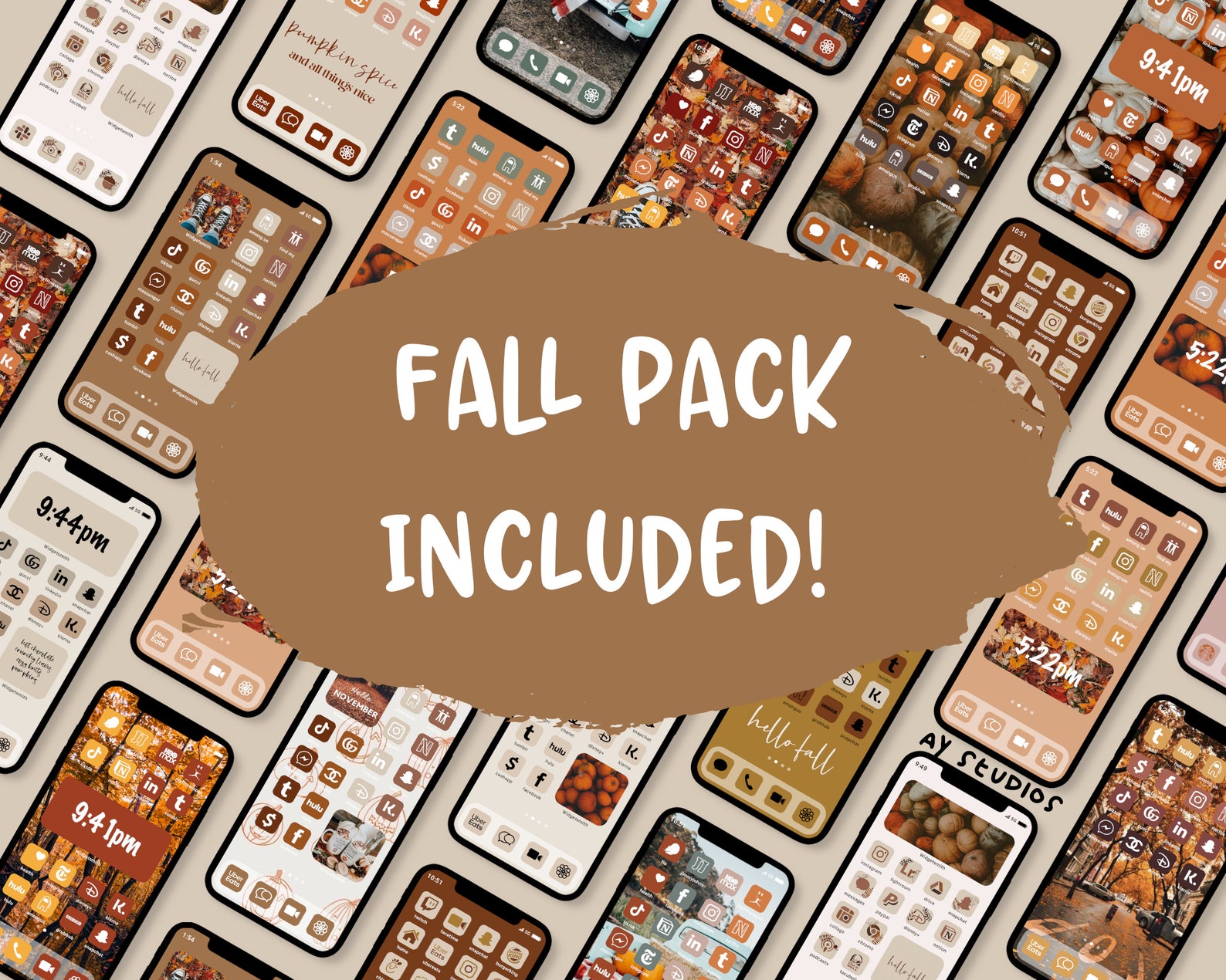 3,000,000 High Resolution Ios Icons Pack Mega Bundle iPhone Ios 17 App ...