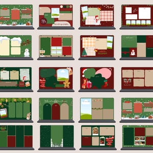 Editable Christmas Desktop Organizers | Desktop Wallpapers & Folder ...