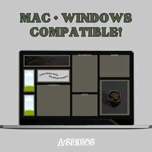 Editable Minimal Desktop Organizers | Desktop Wallpapers & Folder Icons ...