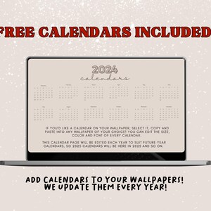 Editable Christmas Desktop Organizers | Desktop Wallpapers & Folder ...