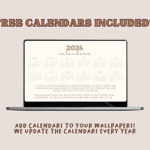 Editable Neutral Desktop Organizers | Desktop Wallpapers & Folder Icons ...