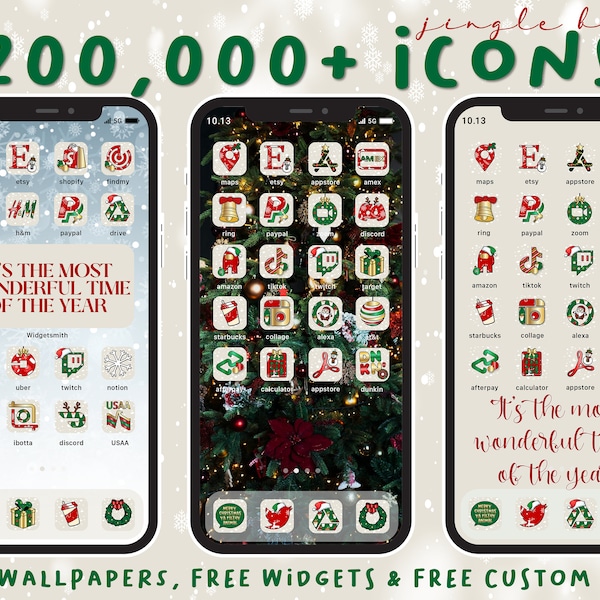 Christmas iPhone App - Etsy