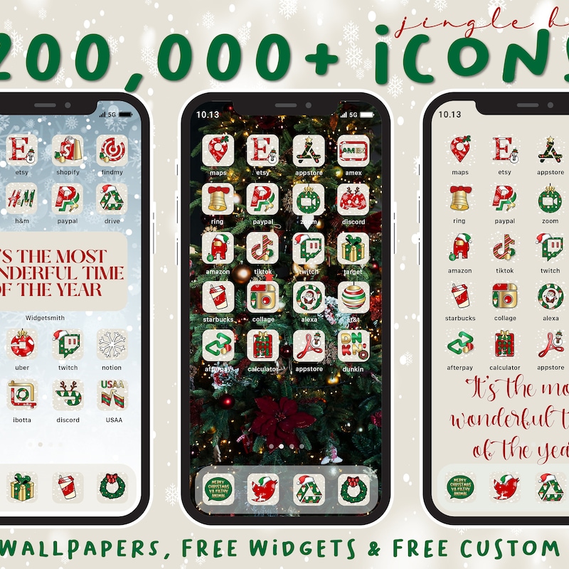 Christmas iPhone App - Etsy