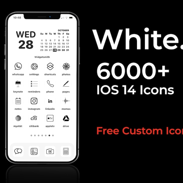 Black and White Icon Pack - Etsy