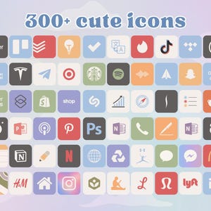 Aesthetic Study & Productivity Icon Pack | 300+ Pastel Ios and Android ...