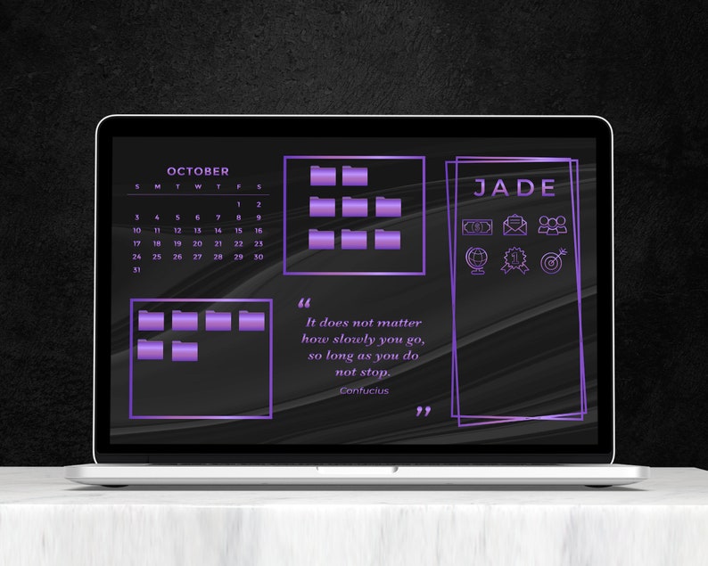 2021-2023 CALENDAR Desktop Organizer Mega Bundle Metallic | Etsy