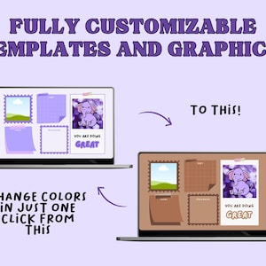 Editable Purple Desktop Organizers | Desktop Wallpapers & Folder Icons ...