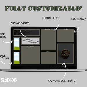 Editable Minimal Desktop Organizers | Desktop Wallpapers & Folder Icons ...