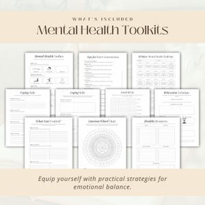 Mental Health Journal | Printable Self-care Planner | Mindfulness ...