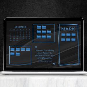 2021-2023 CALENDAR Desktop Organizer Mega Bundle Metallic Wallpaper ...