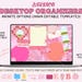 Editable Pink Desktop Organizers | Desktop Wallpapers & Folder Icons ...