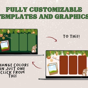 Editable Christmas Desktop Organizers | Desktop Wallpapers & Folder ...