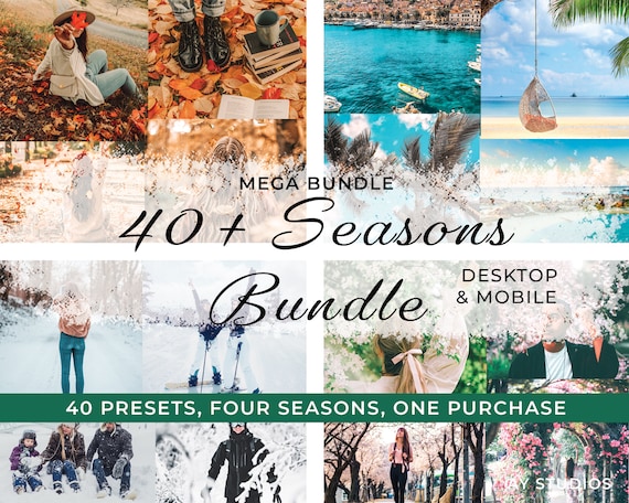 40 MEGA Seasons Lightroom Presets Bundle Mobile and Desktop | Etsy