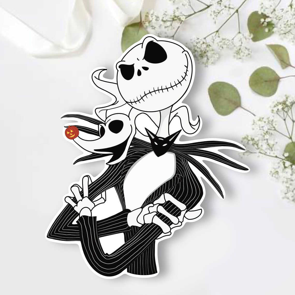 Jack Skellington Sticker | Nightmare Before Christmas Sticker ...