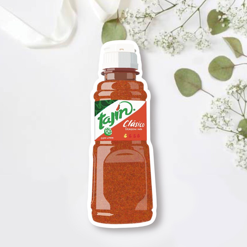 Tajin Bottle Sticker | Water Resistant Sticker | Water Bottle Sticker ...