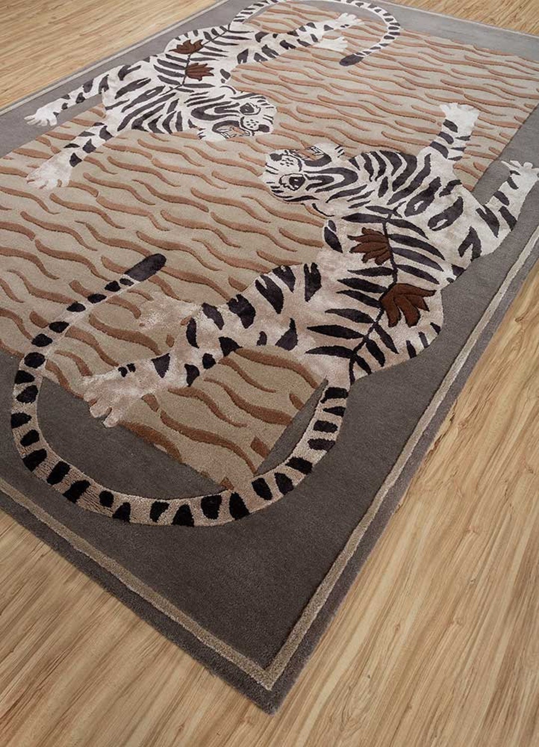 Animal Tiger Hand Tufted Wool Rug Living Room Rug Bedroom Rug, Contact ...