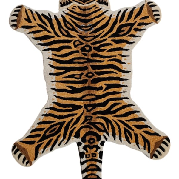 Tiger Skin Rug - Etsy