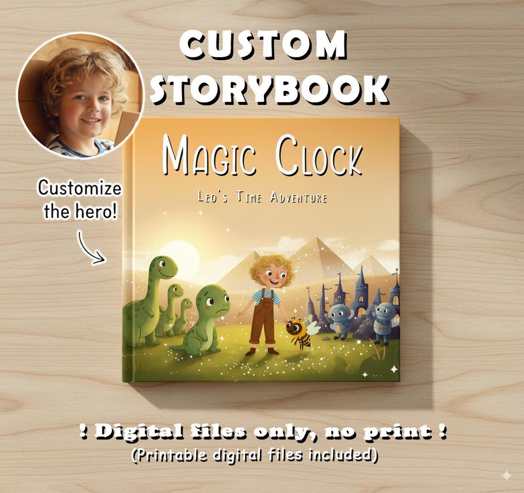 Personalized Storybook, Perfect 1st Birthday Gift, Digital E-book ...