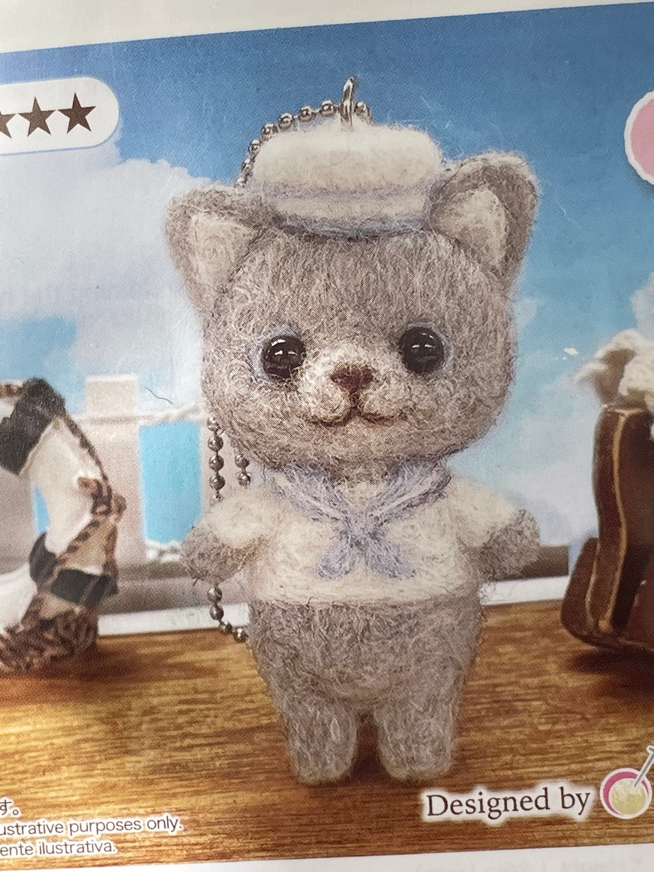 Cat Wool Felt Kit by Daiso - Etsy