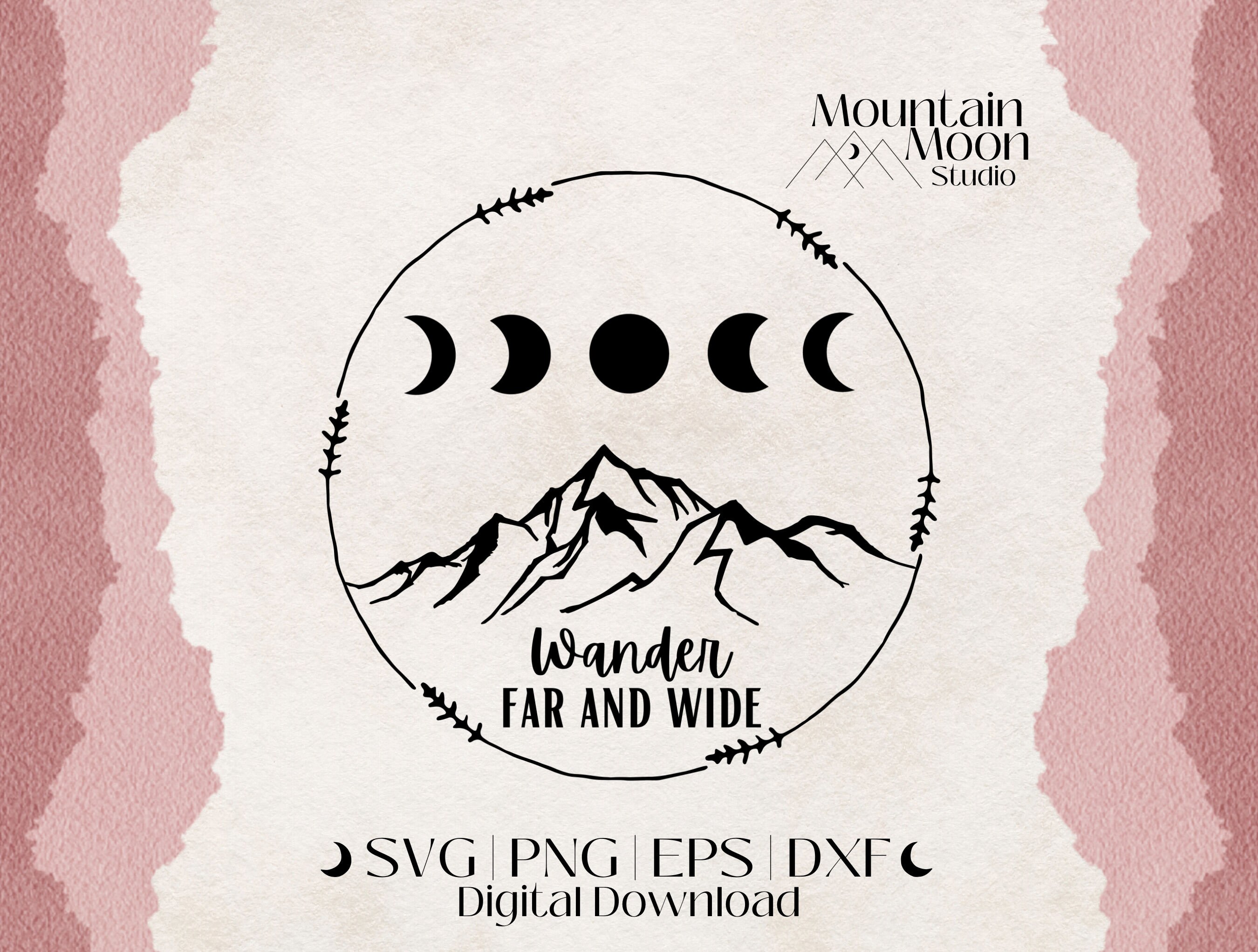 Wander Far and Wide SVG Cut File for Cricut and Silhouette - Etsy