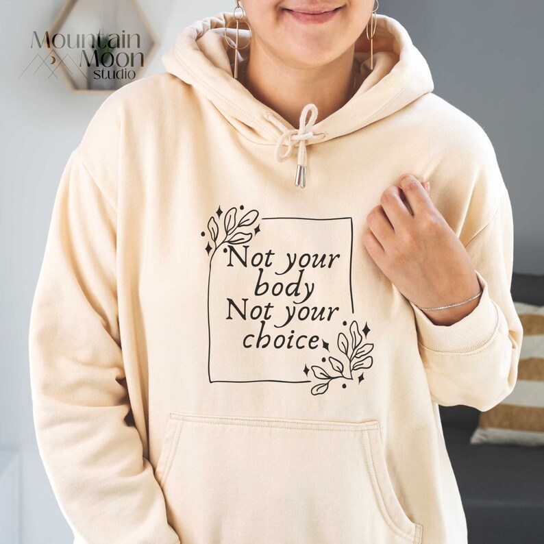 Not Your Body Not Your Choice SVG Cut File for Cricut and - Etsy