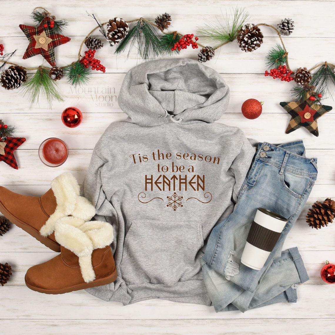 Tis the Season to Be a Heathen SVG Cut File for Cricut and - Etsy