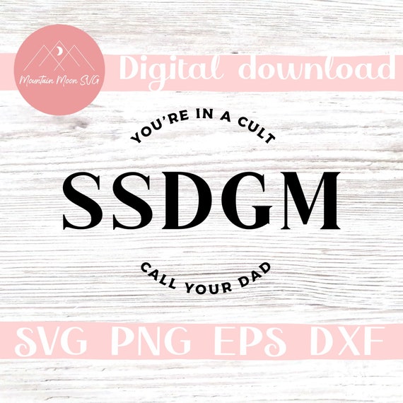 SSDGM SVG Cut File for Cricut and Silhouette Cutting Machines | Etsy