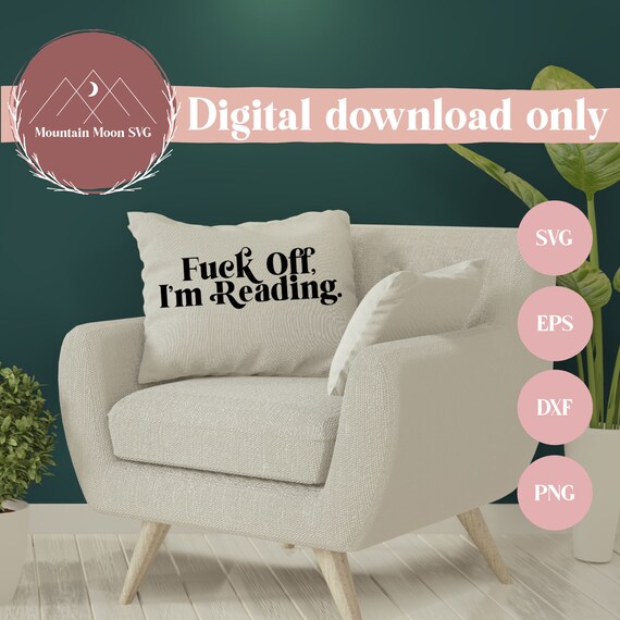 I'm Reading SVG Cut File for Cricut and Silhouette Cutting | Etsy