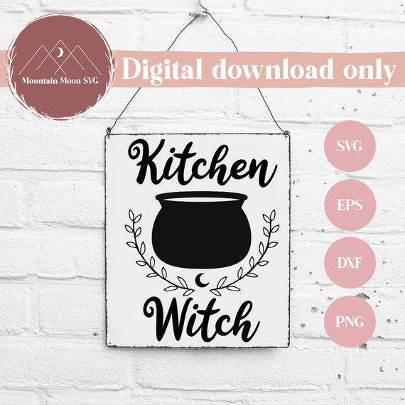Paper, Party & Kids Kitchen Witch SVG-Wiccan SVG Clip Art & Image Files ...