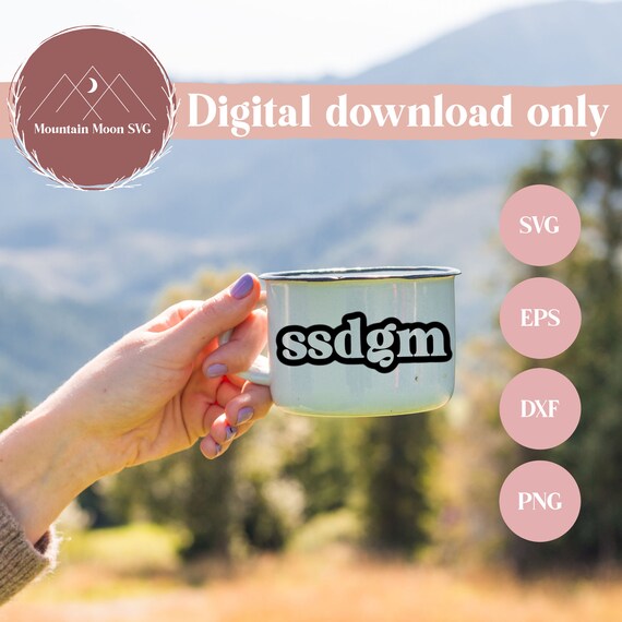 Ssdgm SVG Cut File for Cricut and Silhouette Cutting Machines - Etsy ...
