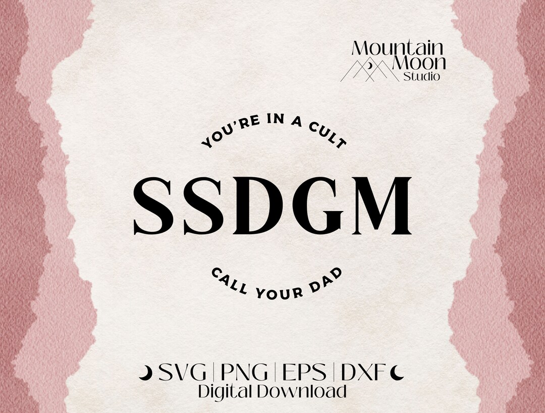 SSDGM SVG Cut File for Cricut and Silhouette Cutting Machines | MFM ...