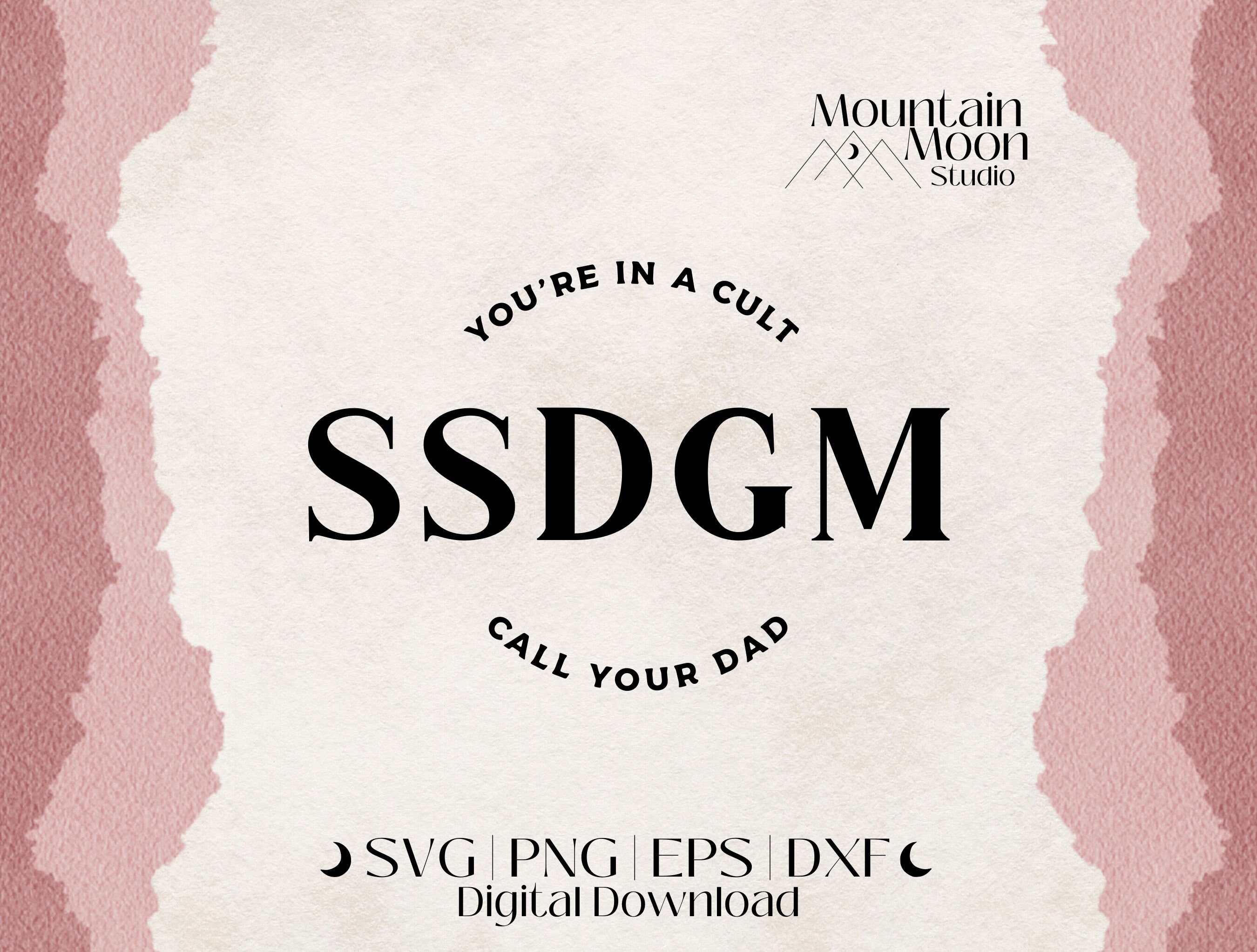 SSDGM SVG Cut File for Cricut and Silhouette Cutting Machines MFM True ...