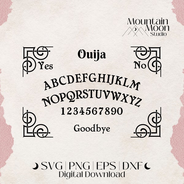 Spirit Board Digital File - Etsy