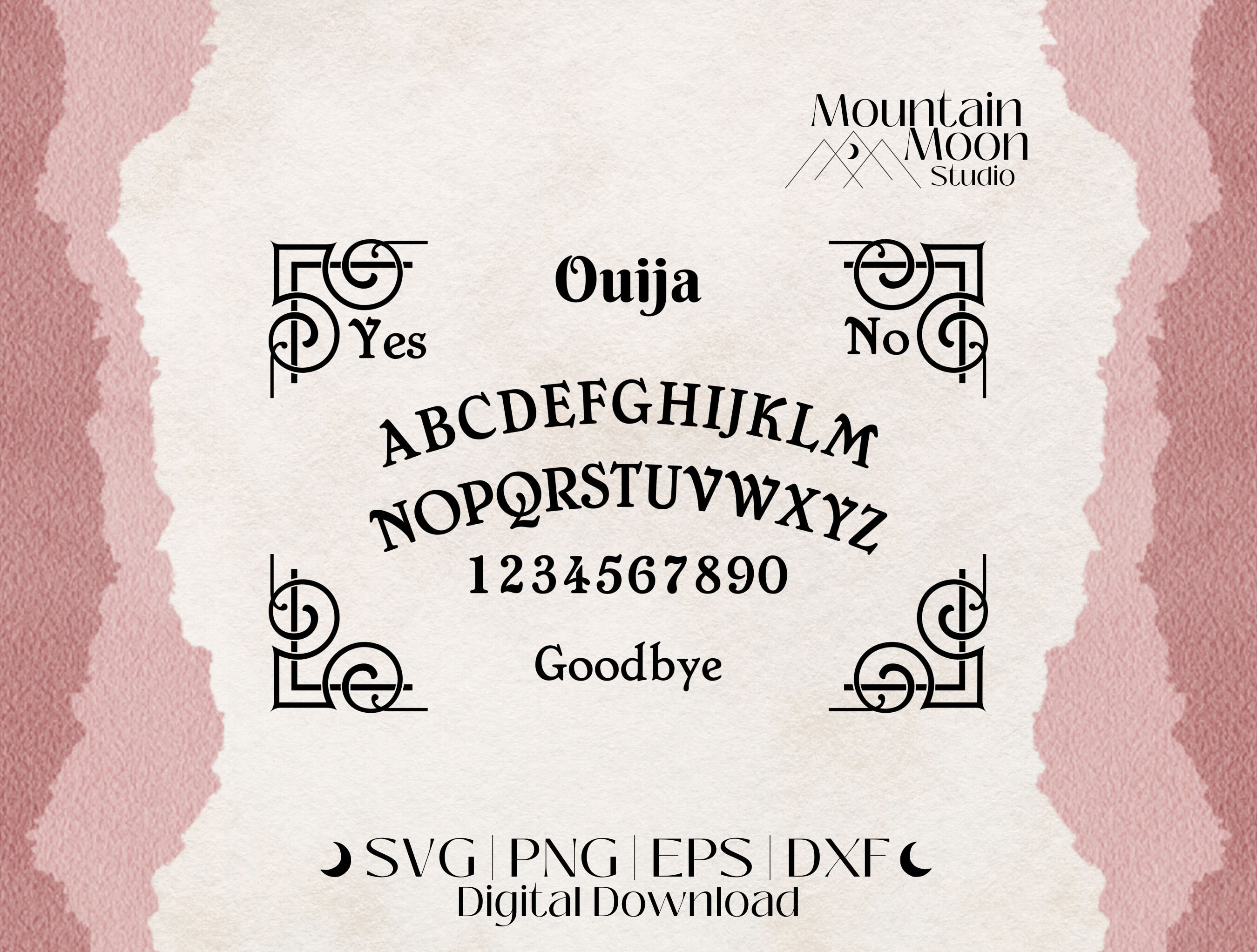 Quija Board SVG Cut File for Cricut and Silhouette Cutting Machines ...