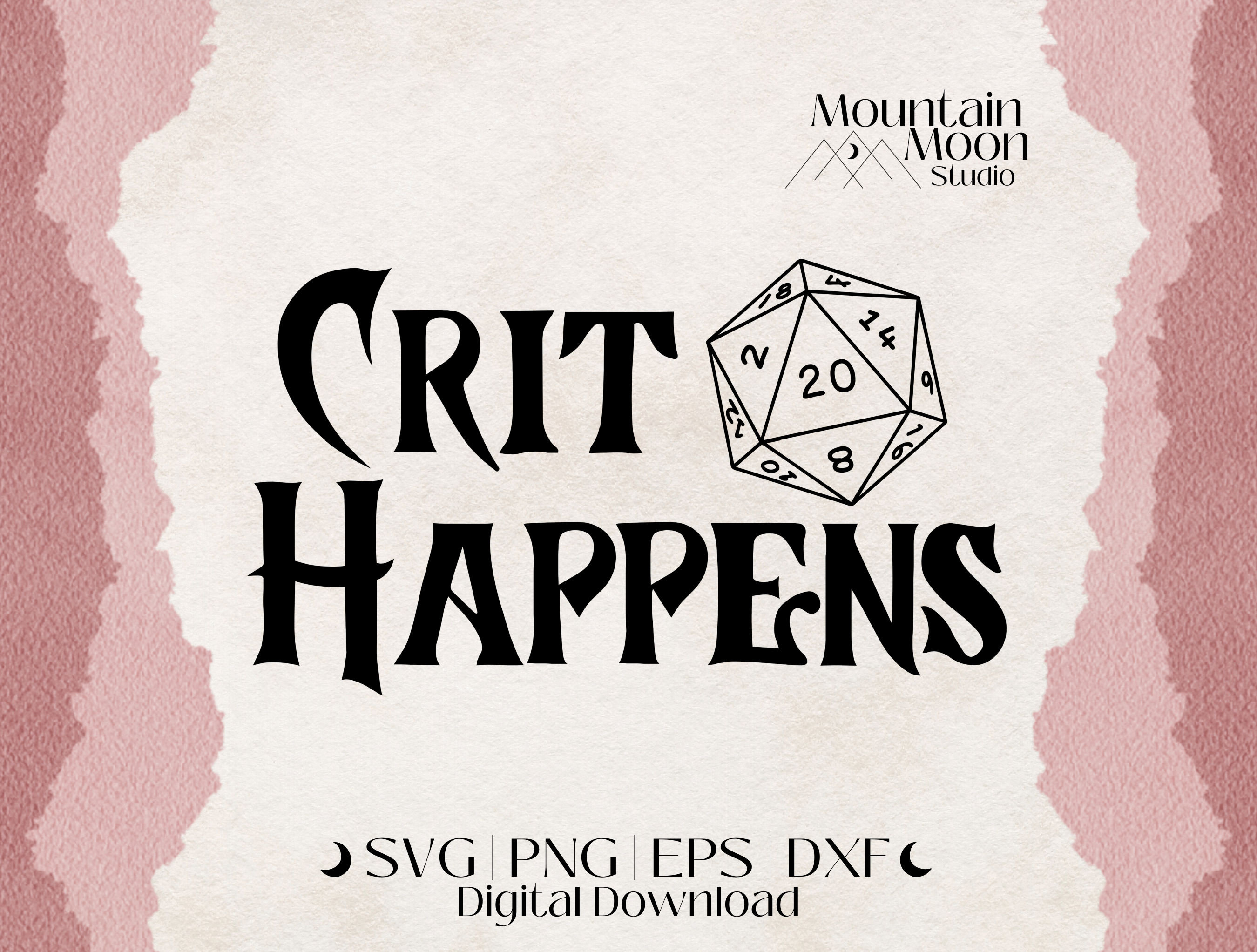 Crit Happens SVG Cut File for Cricut and Silhouette Cutting - Etsy Canada