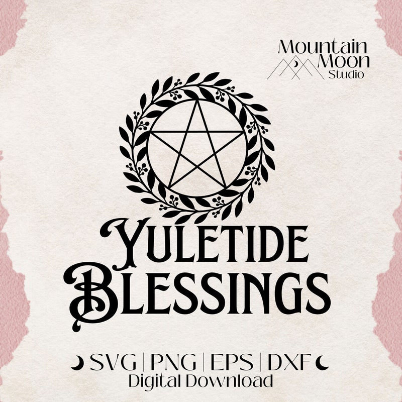 Yule Svg File - Etsy