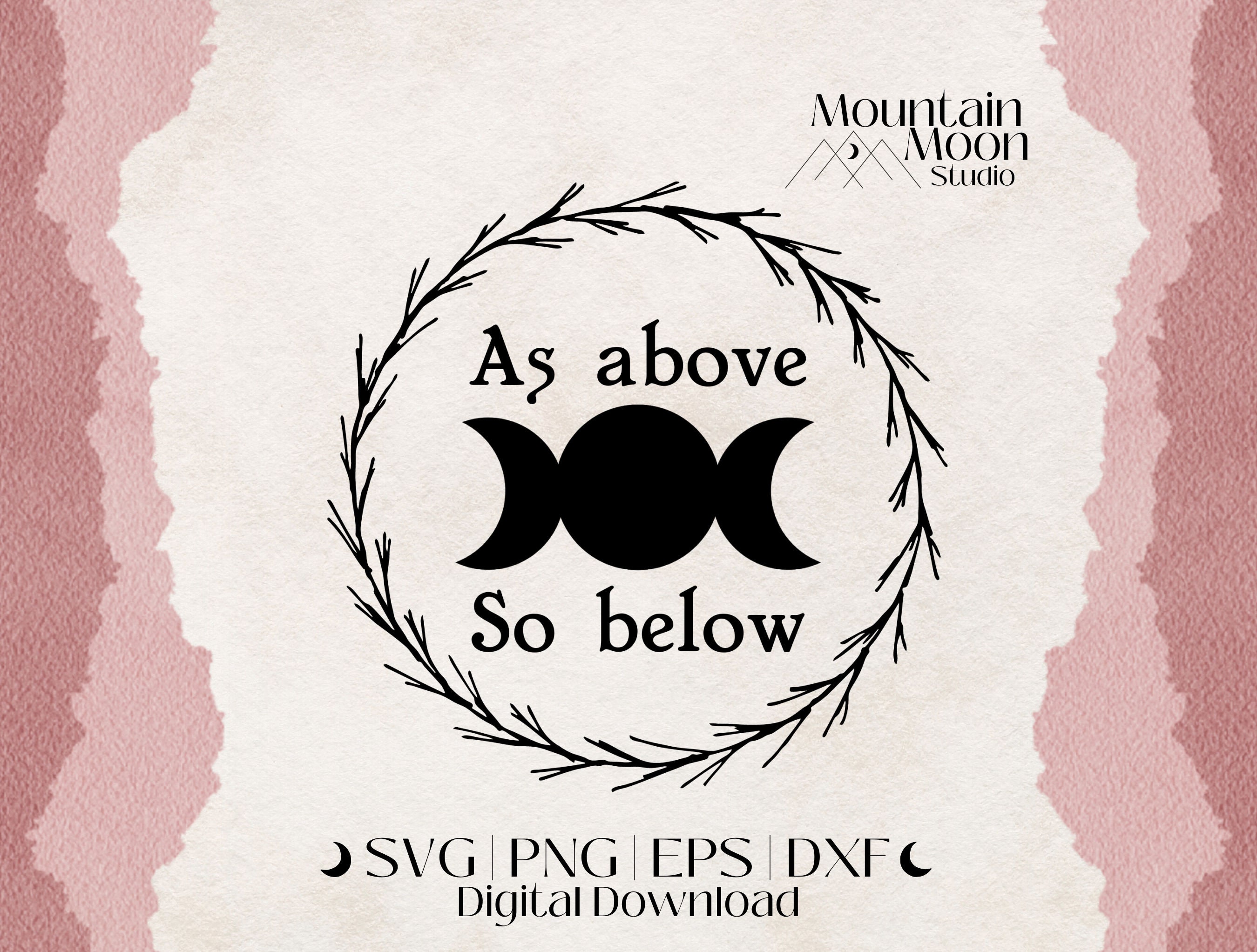 As Above so Below SVG Cut File for Cricut and Silhouette Cutting ...