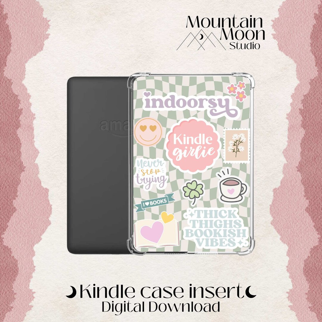 Sage Checker Printable Kindle Case Insert | Kindle Paperwhite | Kindle ...
