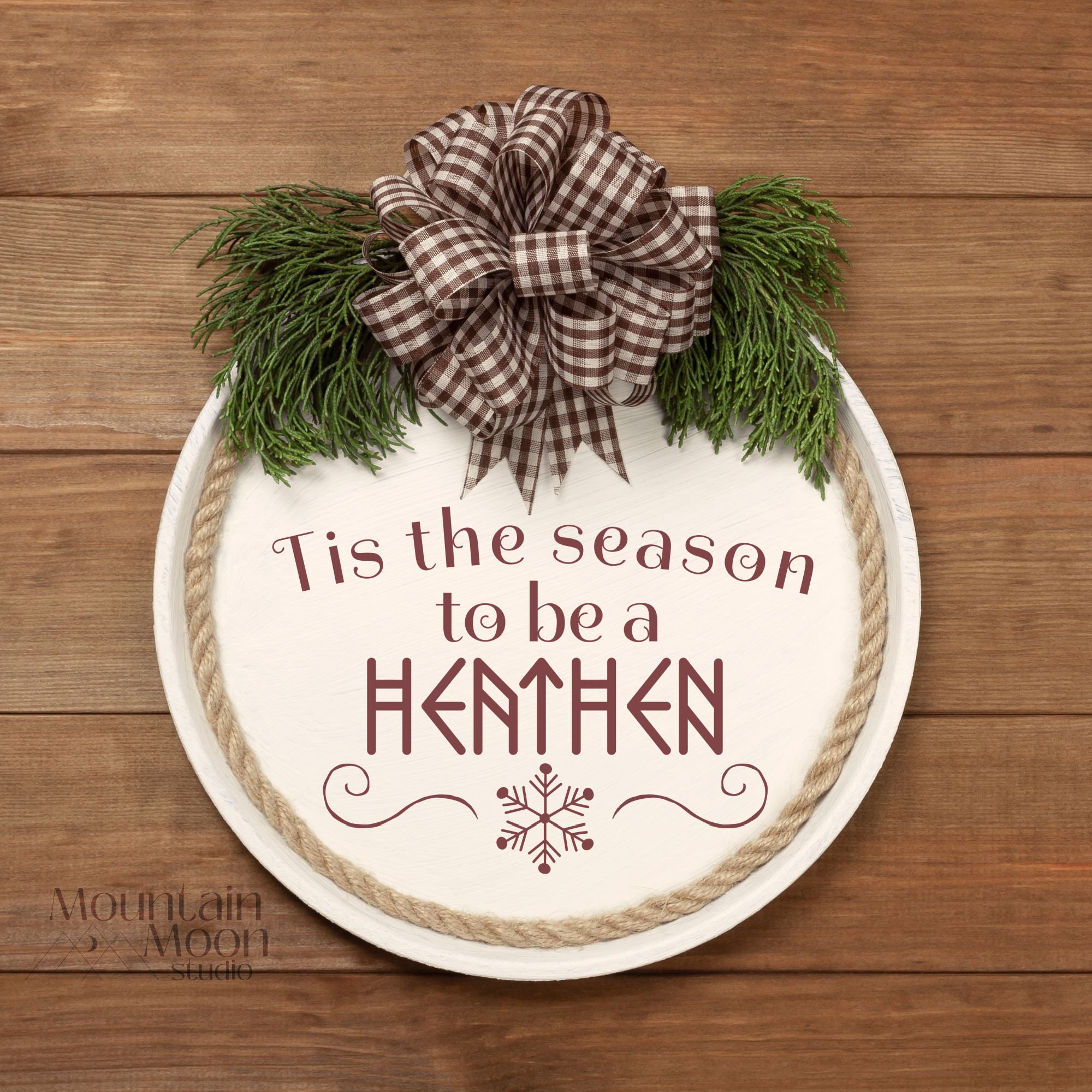 Tis the Season to Be a Heathen SVG Cut File for Cricut and - Etsy