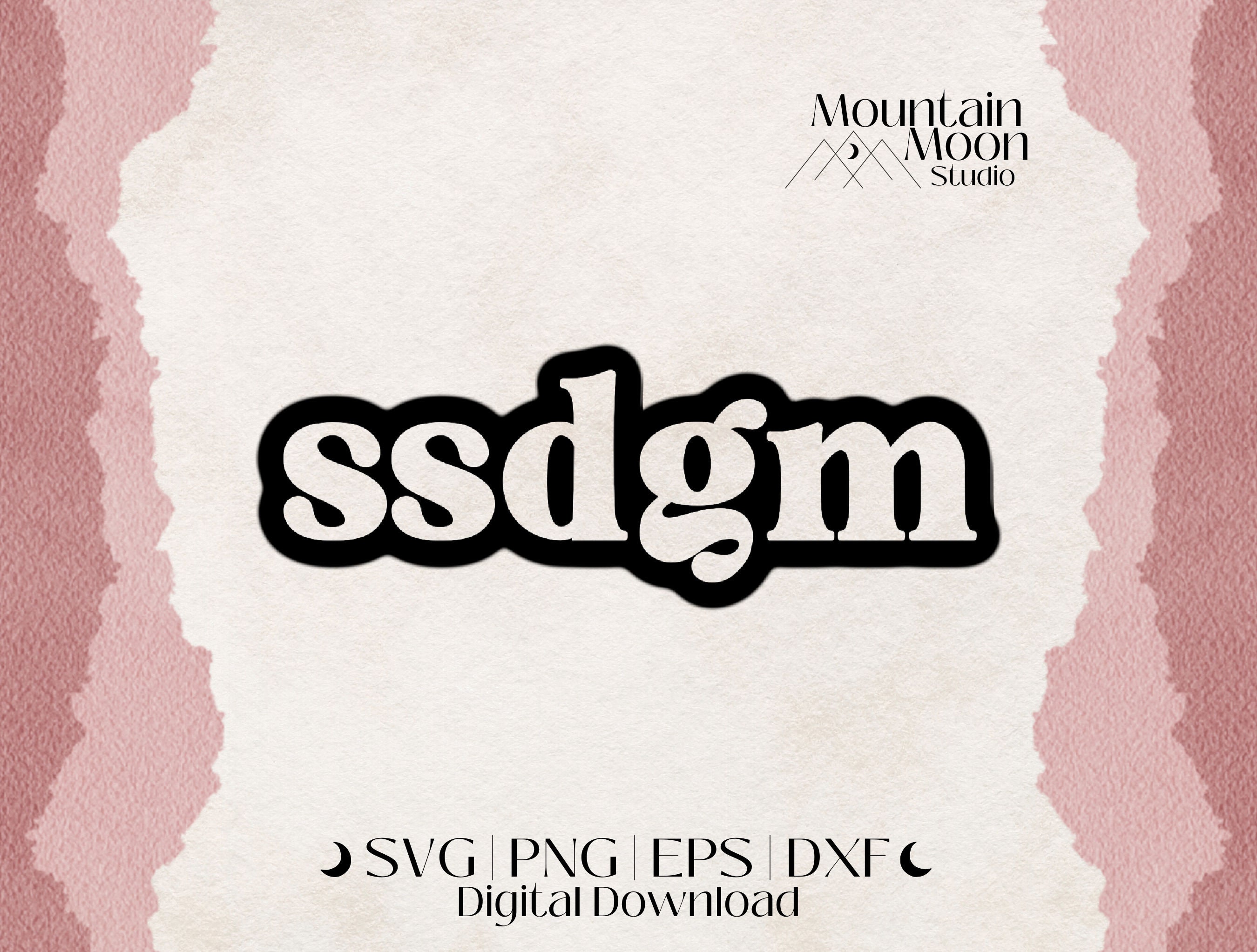 Ssdgm SVG Cut File for Cricut and Silhouette Cutting Machines | My ...