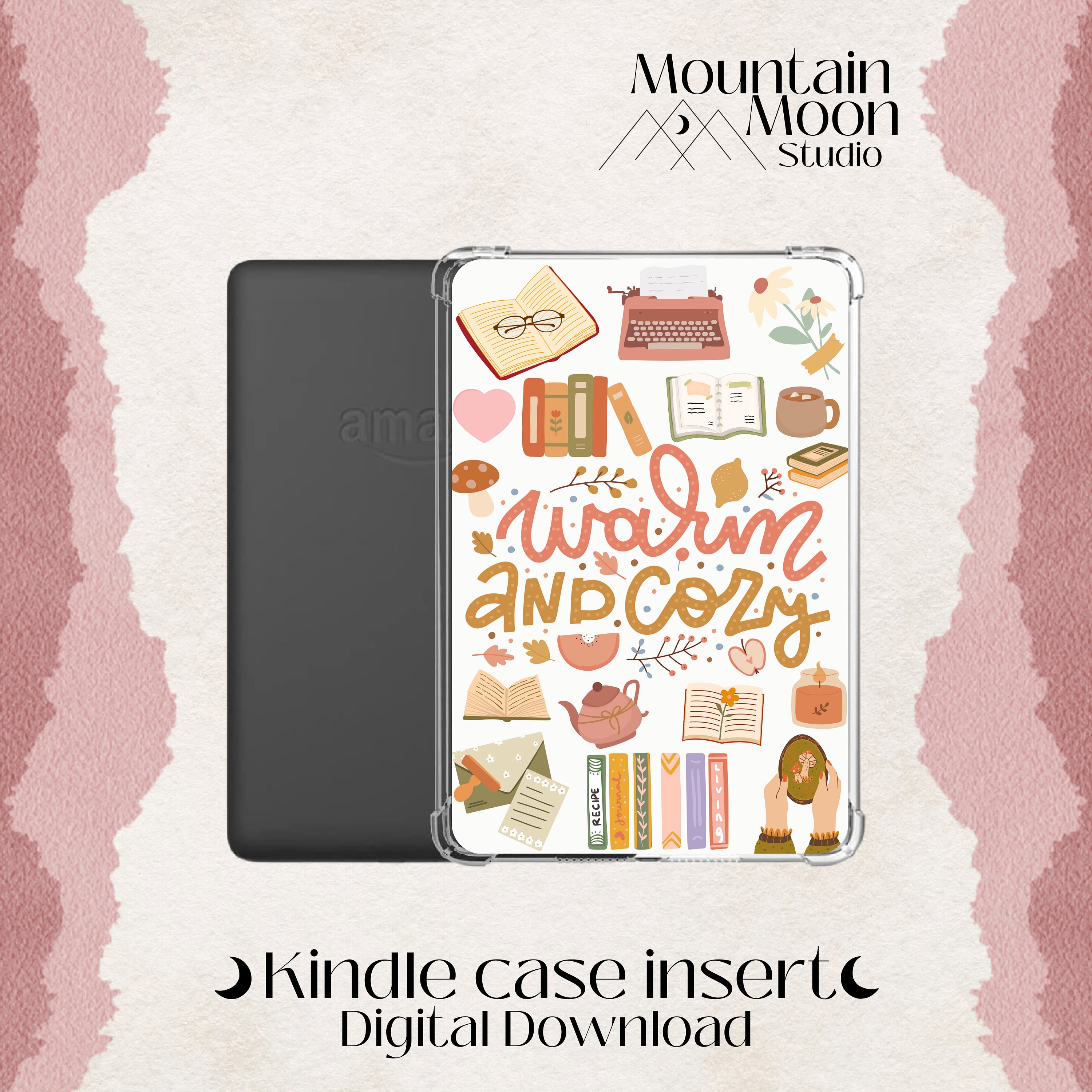 Warm & Cozy Printable Kindle Case Insert Kindle Paperwhite 10th and ...