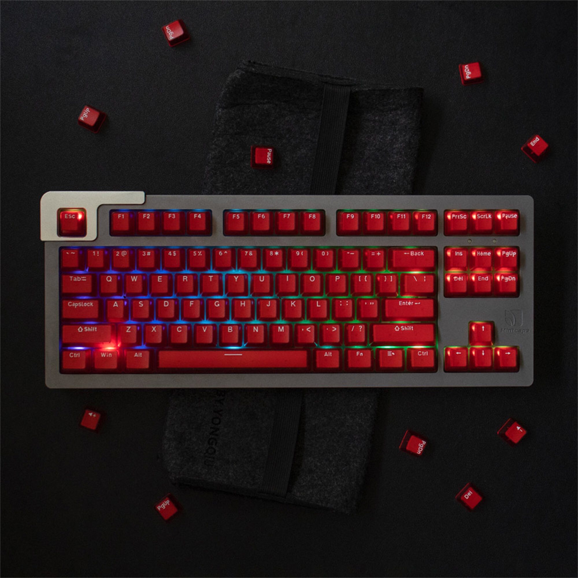 132pcs Red Translucent Keycaps Red Keycap Set OEM Height - Etsy