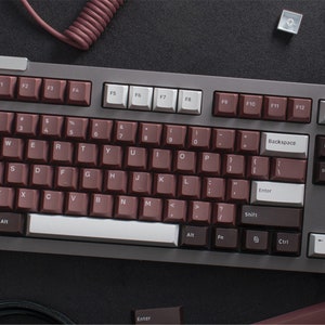 168pcs Brown Keycaps Cherry Height Keycaps Cherry MX - Etsy