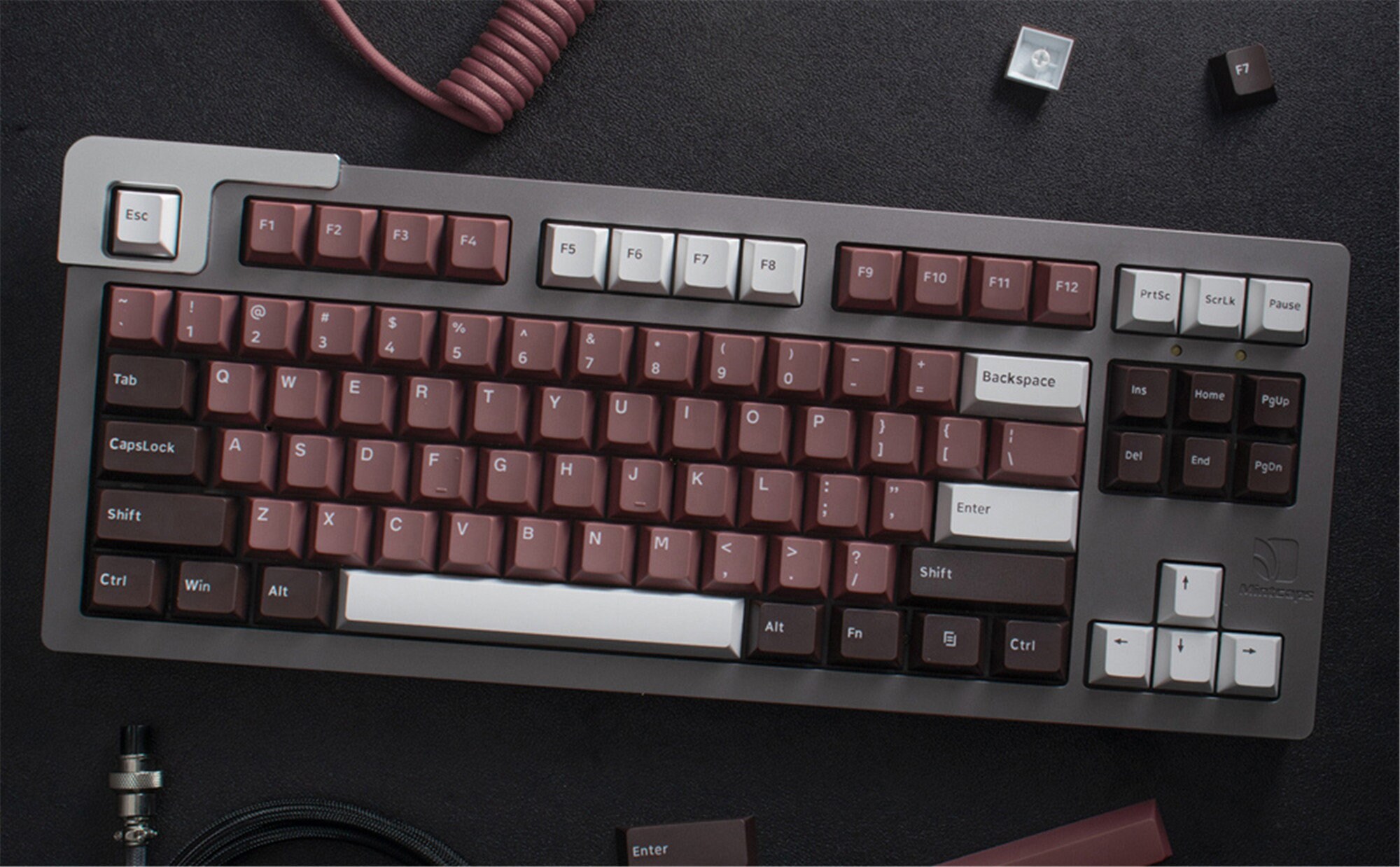 168pcs Brown Keycaps Cherry Height Keycaps Cherry MX - Etsy