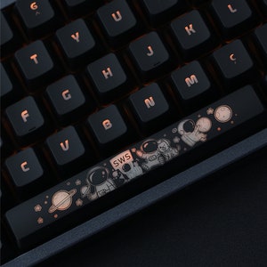 104PCS Space Astronaut Theme Keycap Set Cartoon Keycaps OEM - Etsy