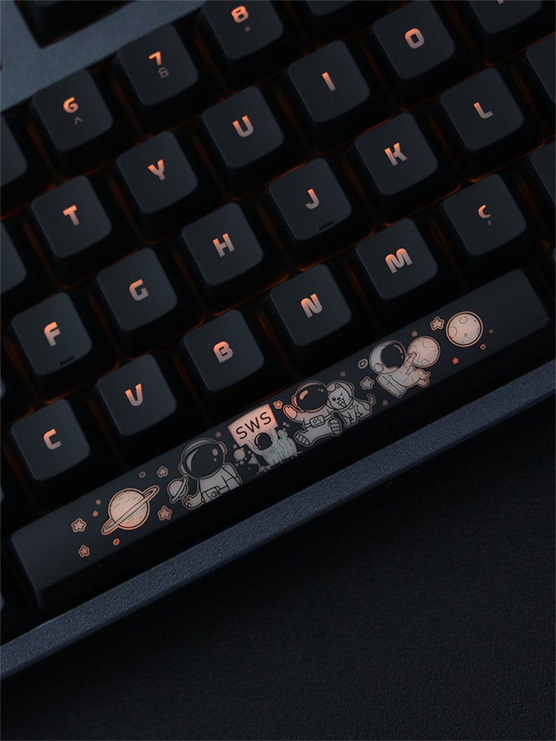 104PCS Space Astronaut Theme Keycap Set Cartoon Keycaps OEM - Etsy