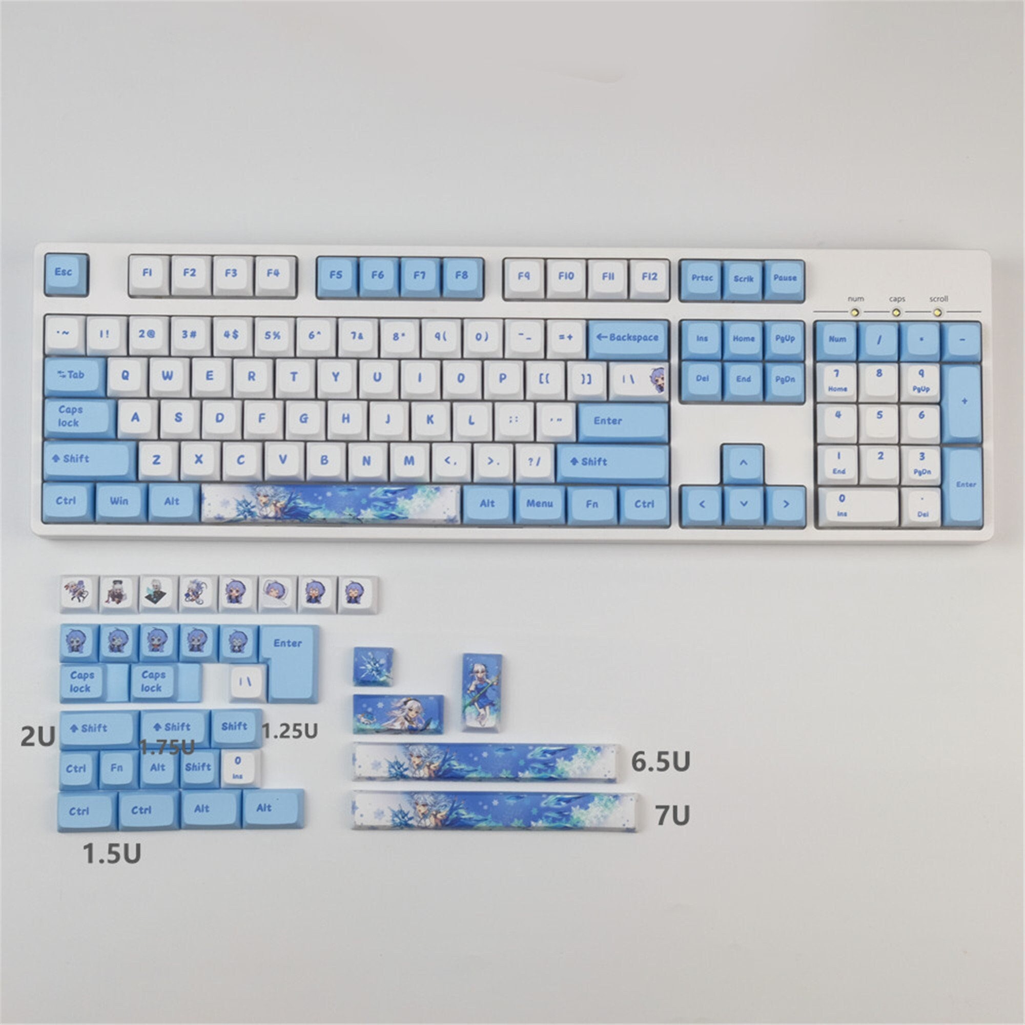 Keyboards & Mice Cherry MX Keycaps OEM Height Keycaps 68;78;84;87;96 ...